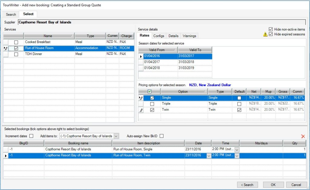 Groups Features Overview - Tourwriter Knowledge Base